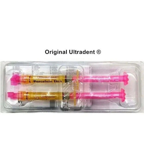 ULTRADENT PORCELAIN ETCH GEL SYRINGE 9% Buffered Hydrofluoric Acid ...