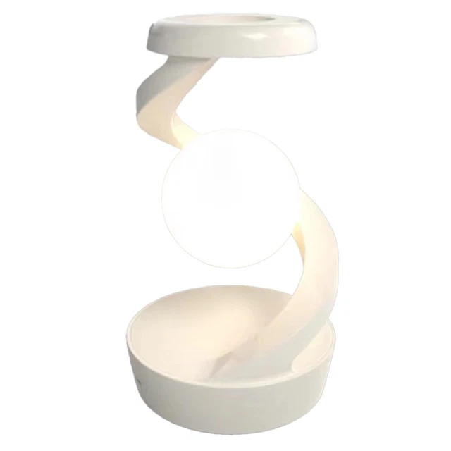 LEVITATING NIGHT LIGHT withWireless forLiving Room White A7J49661 £24. ...
