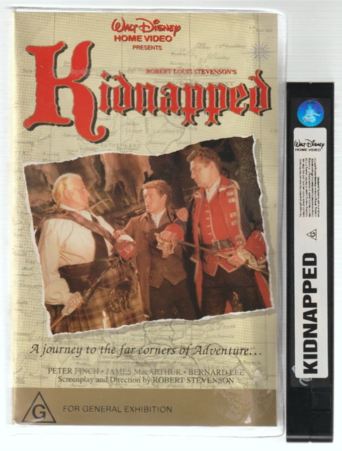 RARE VHS VIDEO Tape KIDNAPPED Clamshell Walt Disney Home Ex-Rental $50.00 - PicClick AU
