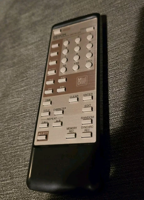 DENON MINI DISC Player Remote Control RC-270 for DMD1000 etc MD Deck ...