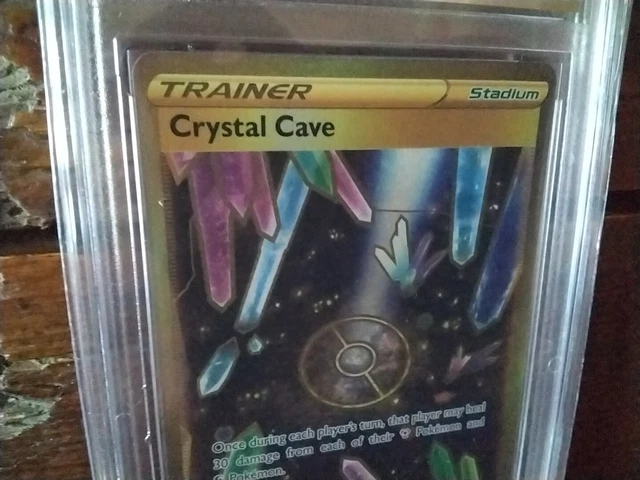 POKEMON VMAX GOLD secret graded promo crystal cave ex gx star 230/203 v ...