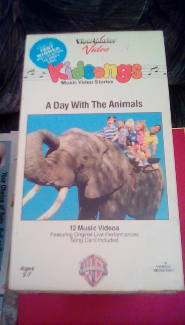 VINTAGE 1986 KIDSONGS VHS View Master Video A Day with the Animals EUR ...