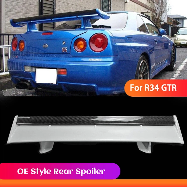 CARBON FIBER+FRP REAR Spoiler Wing Blade Bodykits For Nissan Skyline ...