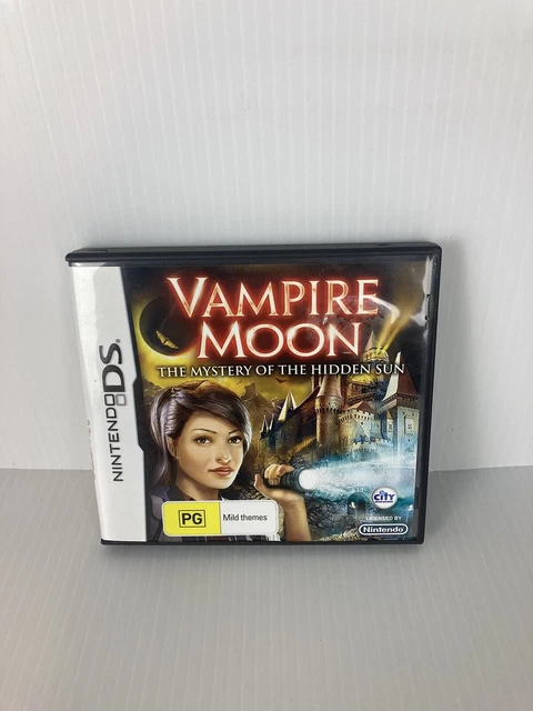 VAMPIRE MOON: THE Mystery Of The Hidden Sun | Genuine Nintendo DS Game ...