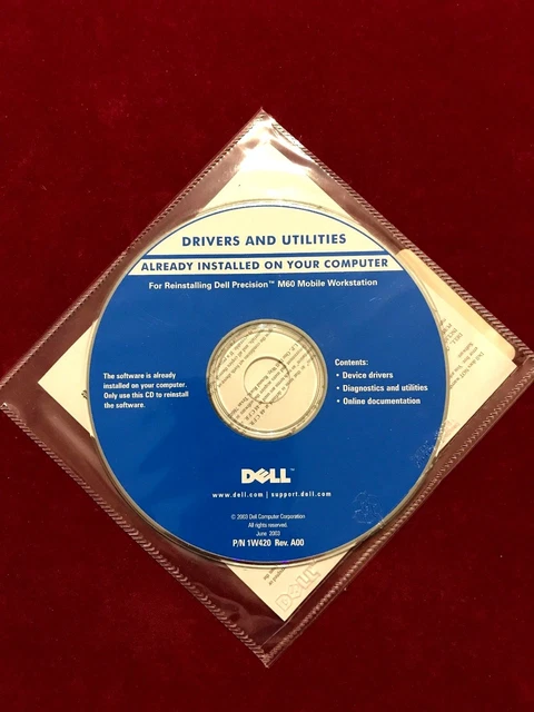 CD DE STATION de travail mobile Dell Precision M60 - pilotes et ...