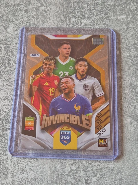 PANINI FIFA 365 2026 GOL5 Invincible Lamine Yamal Jude Bellingham ...