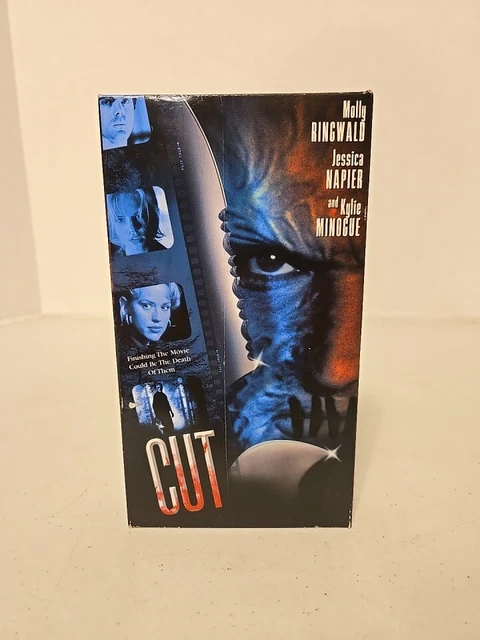 CUT - VHS (Trimark, 2000) Molly Ringwald, Kylie Minogue, Horror Slasher ...