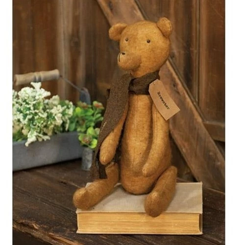 PRIMITIVE GRUNGY ANTIQUE STYLE TEDDY BEAR Doll 19" Rustic Country ...