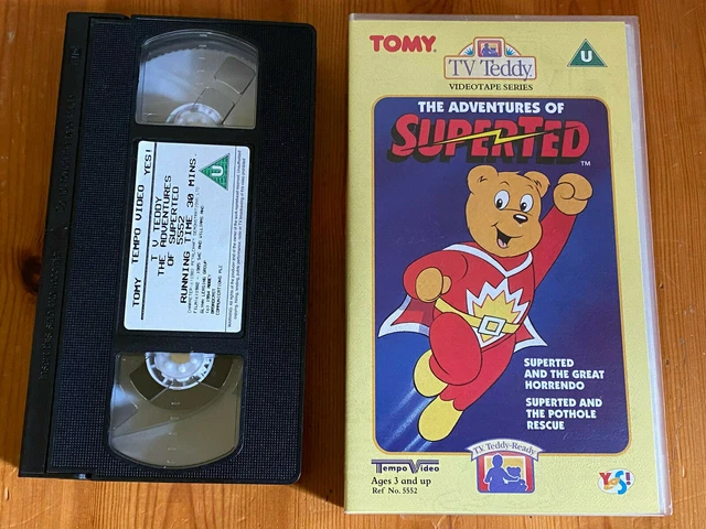 THE ADVENTURES OF SUPERTED Childrens Cartoon RARE VHS PAL Video £13.00 ...
