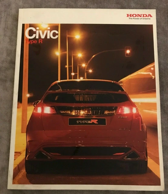 HONDA CIVIC TYPE R FN2 brochure 2007-2012 models K20Z K20Z4 £9.99 ...
