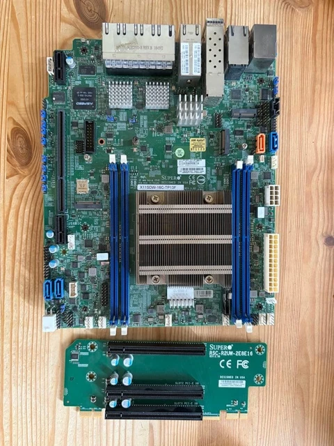 SUPERMICRO X11SDW-16C-TP13F+ MOTHERBOARD with Intel Xeon D-2183IT CPU ...