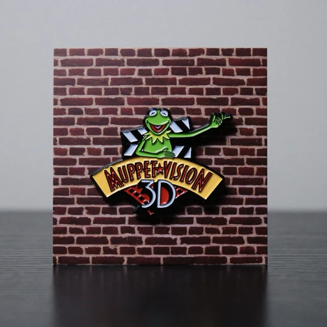 MUPPET*VISION 3D KERMIT Logo Soft Enamel Pin £13.53 - PicClick UK