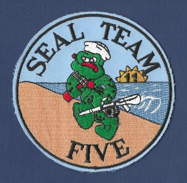 US NAVY SEAL TEAM FIVE Patch 10 00 PicClick us-navy-seal-team-five-patch-10-00-picclick