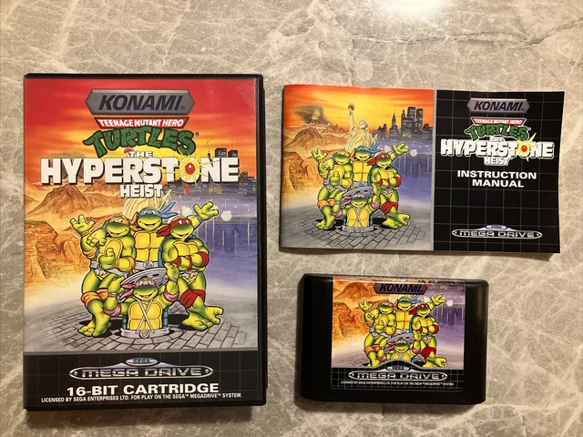 TEENAGE MUTANT NINJA Turtles The Hyperstone Heist Sega Megadrive PAL ...