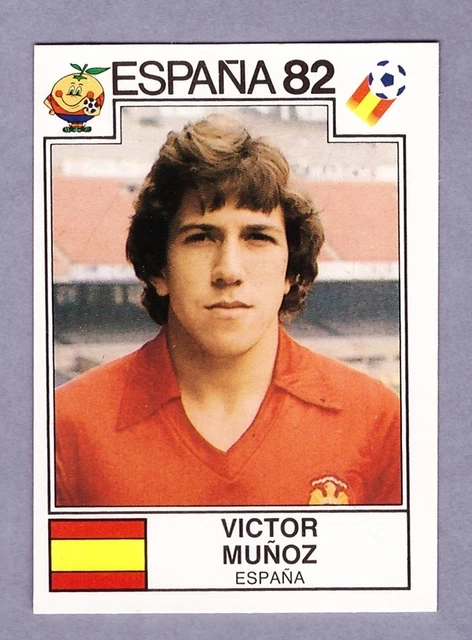 VICTOR MUNOZ FIGURINE Panini WC ESPANA 82 OTTIMA Sticker New! MINT #300 ...