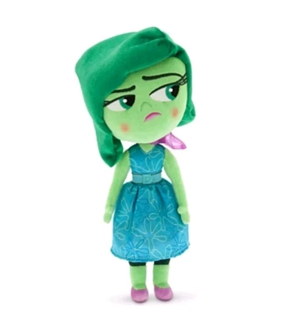 DISNEY PIXAR INSIDE Out * Disgust Plush Doll * Authentic Diney Store ...