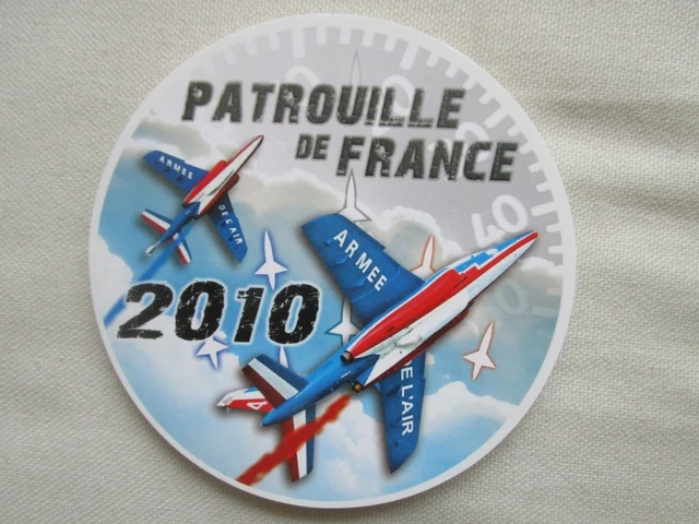 AUTOCOLLANT STICKER ARMEE De L'air Alpha Jet Dassault Patrouille De ...