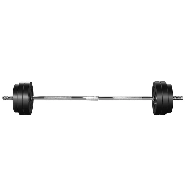 EVERFIT 58KG BARBELL Weight Set Plates Bar Bench Press Exercise Home ...