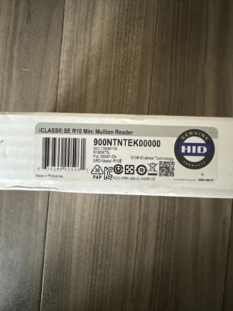 HID ICLASS SE R10 Mini Mullion Card Reader 900NTNNEK00000 No Wires ...