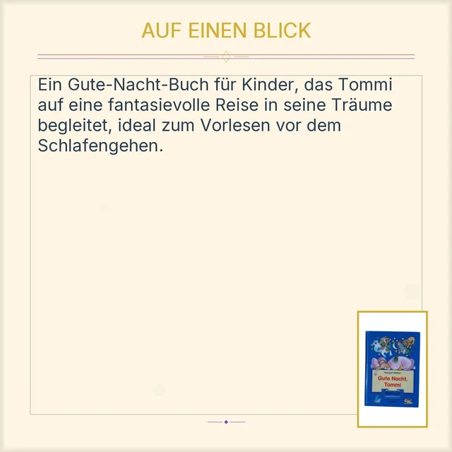 LOEWE GUTE NACHT Tommi Lesebilderbuch von Margret Rettich Hardcover ...