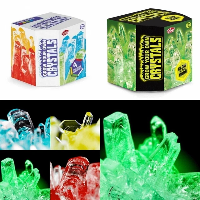 GROW YOUR OWN Crystals Growing Kit Science Experiment Fun Kids Stocking ...