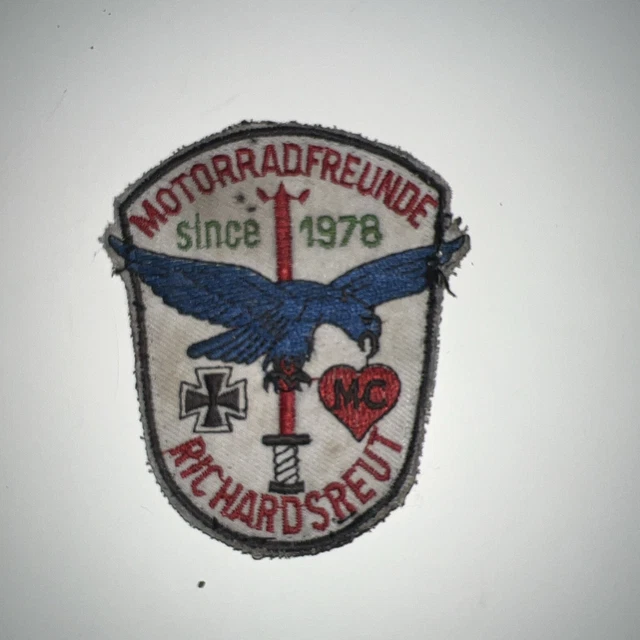 MC PATCH AUFNÄHER Kutte Motorcycle Club Mf Patches Vest Bones Hells ...
