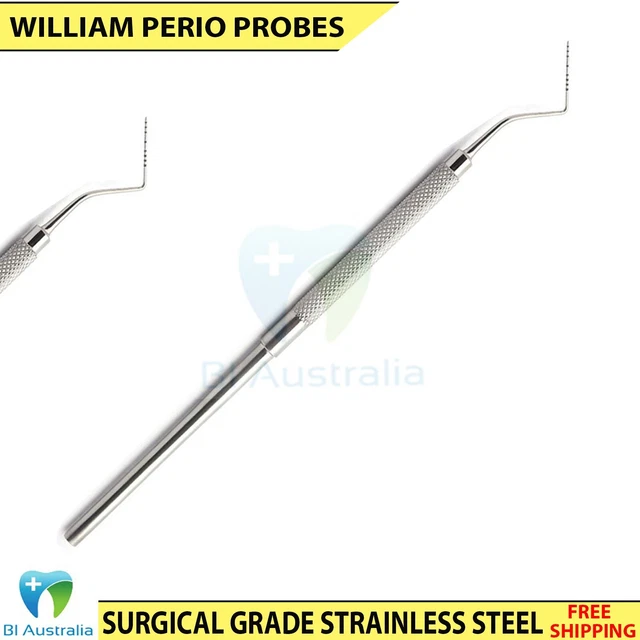 DENTAL PERIODONTAL WILLIAMS Probe Pocket Depth Measuring Posterior ...