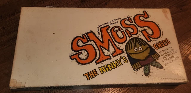 VINTAGE 1970 SMESS The Ninny’s Chess Board Game Parker Brothers $58.98 ...