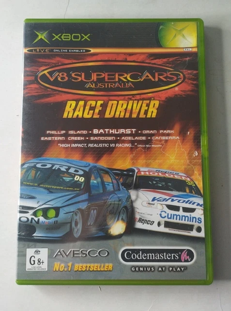 V8 SUPERCARS AUSTRALIA Race Driver - Xbox Original - Free domestic ...