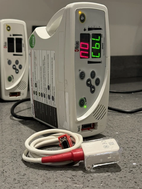 MASIMO RAD 8 Pulse Oximeter + Masimo Lnc-04 Patient Lead £50.00 ...