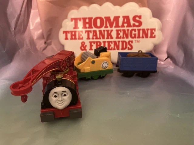 HELPFUL HARVEY WOOD Chipper Trackmaster Motorised Battery Train Thomas ...