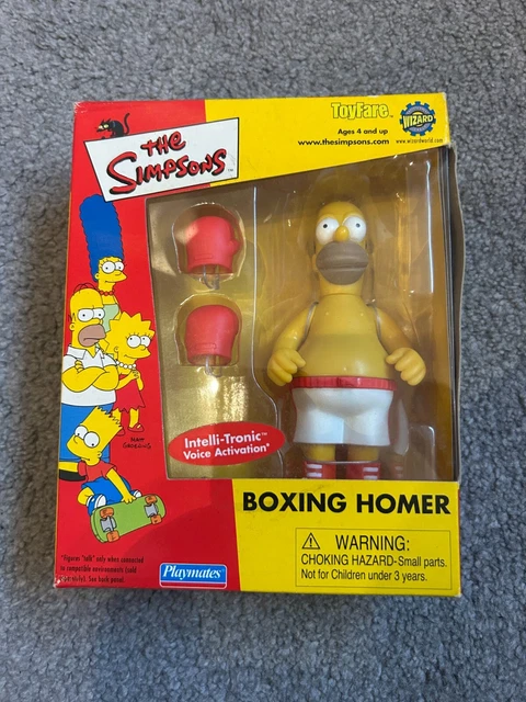 THE SIMPSONS PLAYMATES World Of Springfield Exclusive Boxing Homer WOS ...