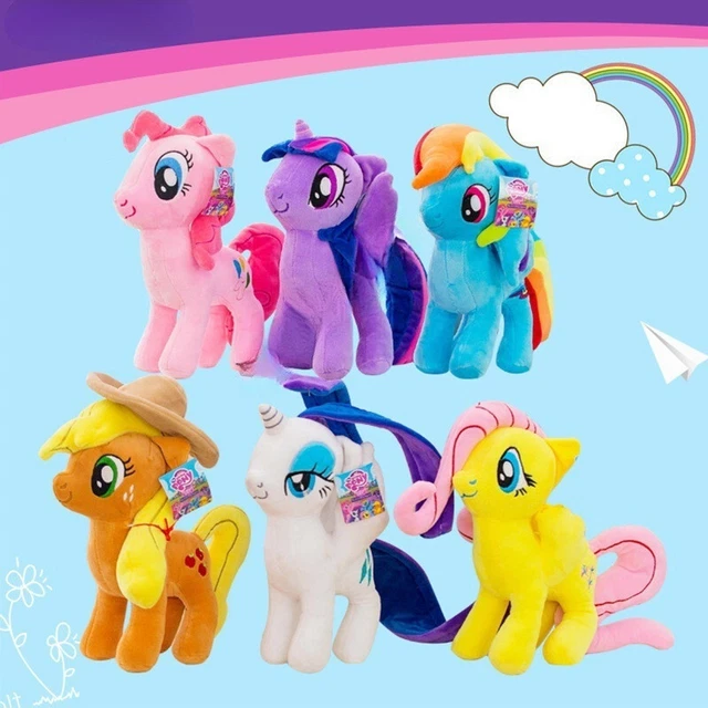 MY LITTLE PONY Plush Twilight Sparkle Toy Pinkie Pie Rainbow Dash Doll ...