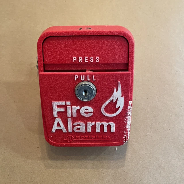 NOTIFIER LNG-1R FIRE Alarm Pull Station £17.26 - PicClick UK