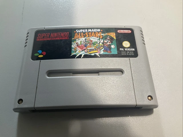 SUPER MARIO ALL STARS SUPER NINTENDO NES SNES PAL Version EUR 25,00 ...