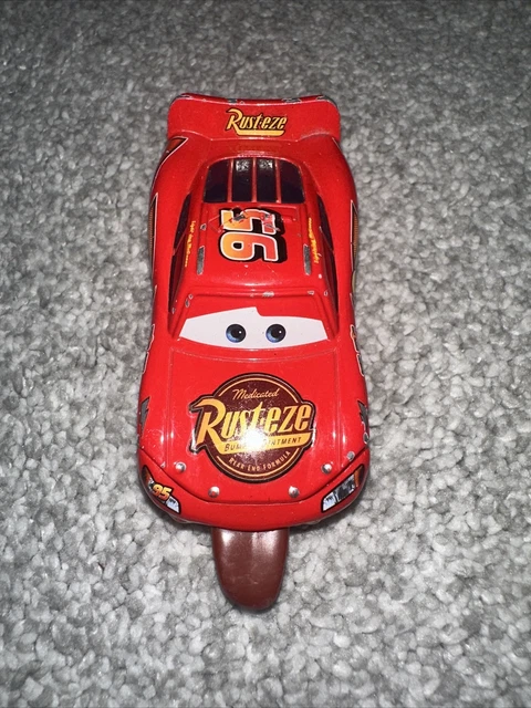 DISNEY PIXAR CARS Lightning McQueen Finish Line Tongue Out 1 :55 ...