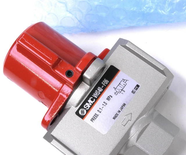 SMC VHS40-F06 REGULATOR, 3 Port Lockout VHS Hand Valve, Press 0.1-1.0 ...