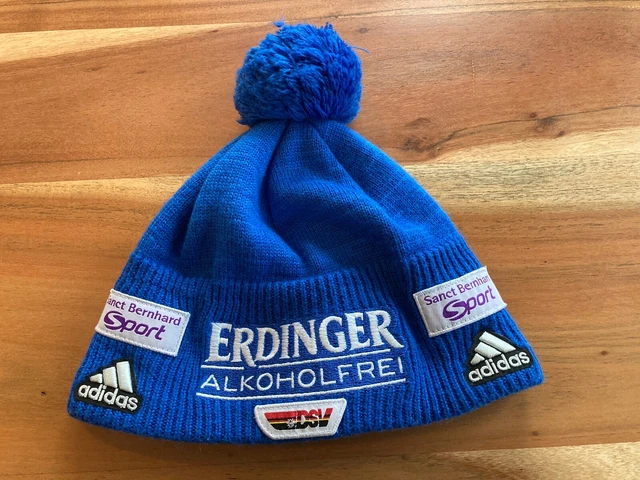 ADIDAS DSV GERMANY Deutschland Erdinger Alkoholfrei Mütze Wintermütze ...
