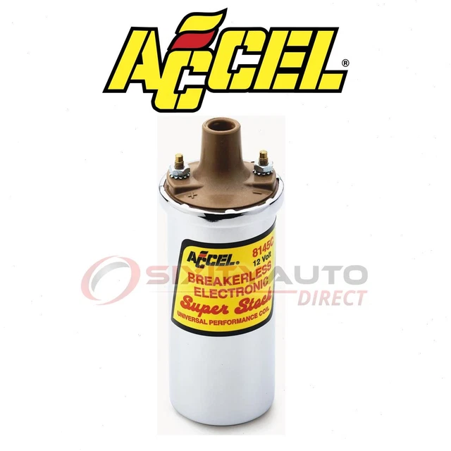 ACCEL IGNITION COIL for 1967-1971 Plymouth GTX 7.0L 7.2L V8 - Wire Boot ...
