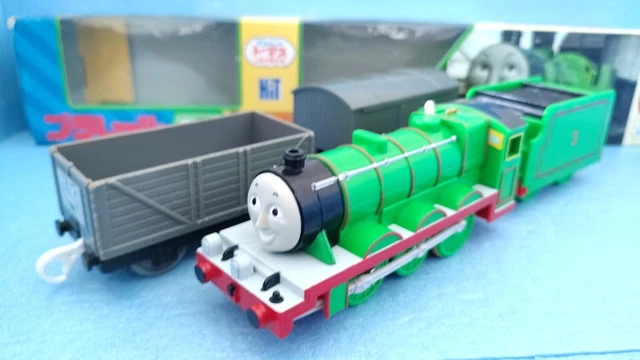 THOMAS & FRIENDS Plarail TOMY classique Henry avec ancienne boîte ...