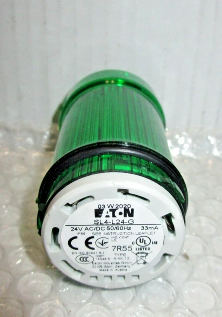EATON SL4-L24-G GREEN Led Beacon, Steady Light Effect (NEW) £25.51 ...