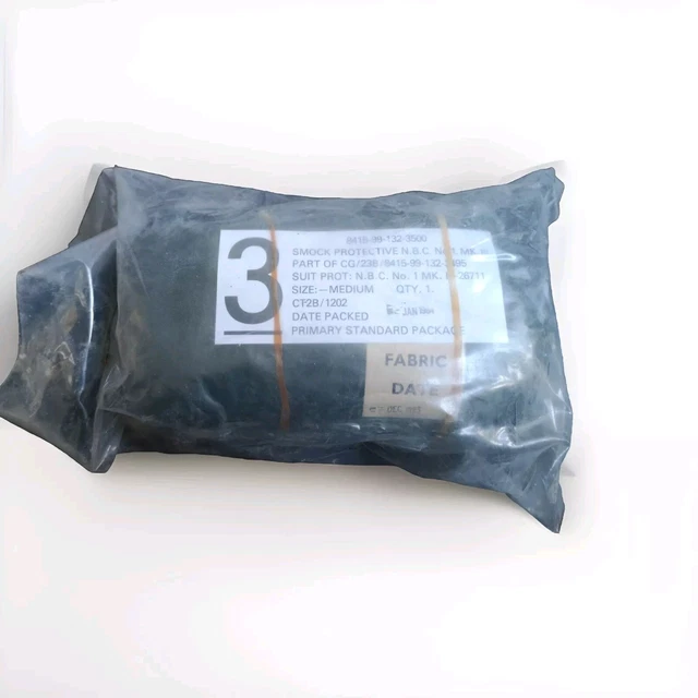 BRITISH ARMY NBC smock 1983 (NBC No1 MK III) Falklands War Era Medium £ ...