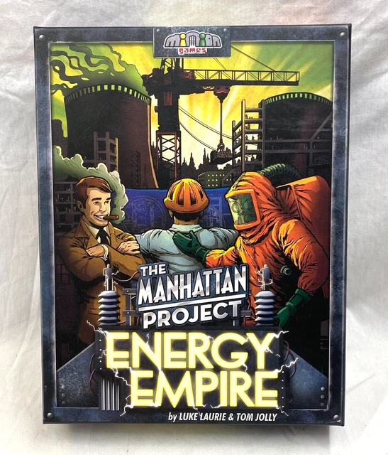 THE MANHATTEN PROJECT Energy Empire Board Game Minion Games 2016 EX/EX ...