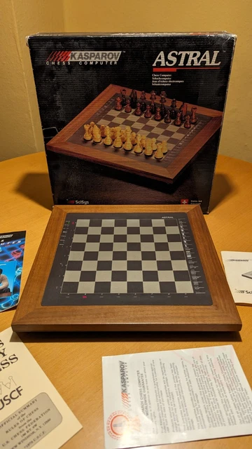 SCHACHCOMPUTER KASPAROV ASTRAL by Scisys Chess computer Astral 1986 ...