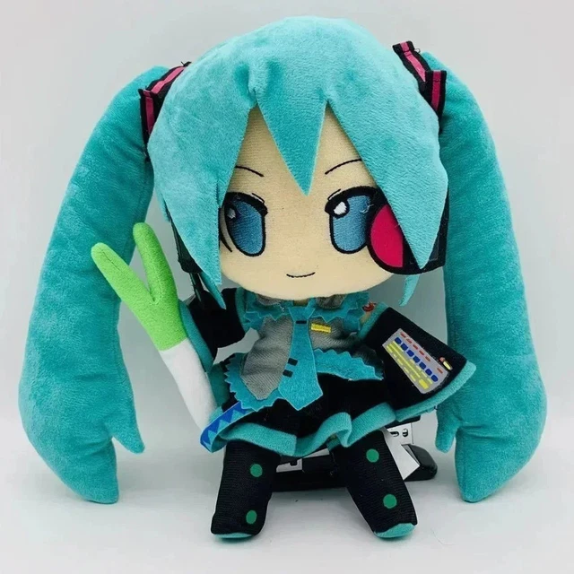 ANIME HATSUNE MIKU Plush Toy 25cm Scallion Ver. Soft Doll Gift Soft ...