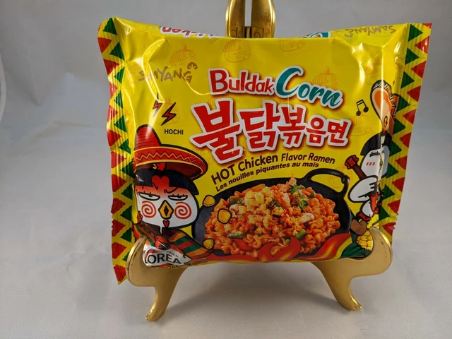 SAMYANG BULDAK CORN HOT CHICKEN FLAVOR RAMEN (HALAL) Made in Korea ...