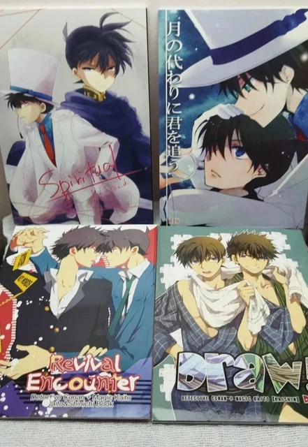 LOT OF 4 DETECTIVE CONAN Doujinshis (BL/yaoi!) £21.65 - PicClick UK