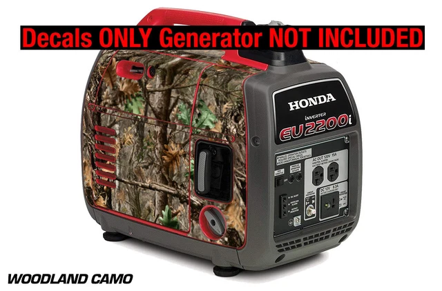 DECAL FOR HONDA EU2200i Skin Camping Generator Engine Sticker WOODLAND ...