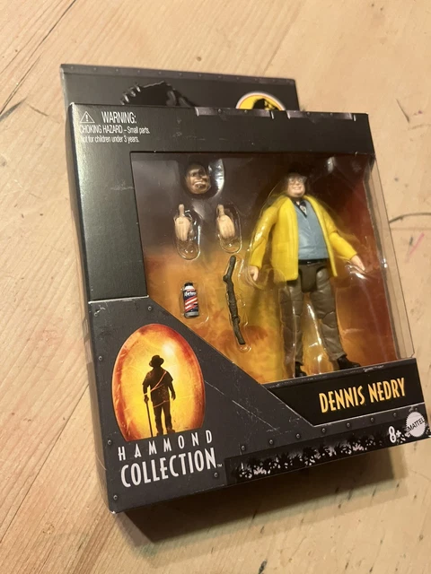 JURASSIC PARK HAMMOND Collection - Dennis Nerdy Action Figure £99.99 ...