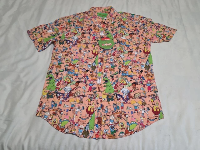 RSVLTS THE ROOSEVELTS X Nickelodeon 90’s Mash Up Button-up Hawaiian ...